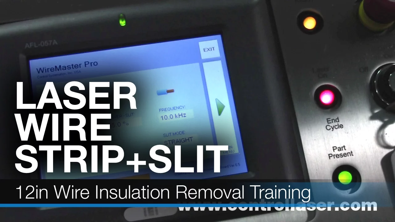Automated Laser System Engineering Services - Laser Wire Stripping & Slitting 12in Wire ...