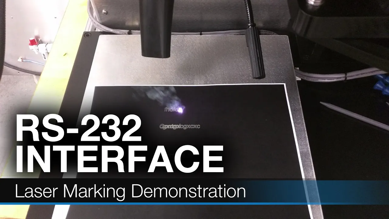 InstaMark® integration as a subsystem by RS232 Interface Hyperterminal ...